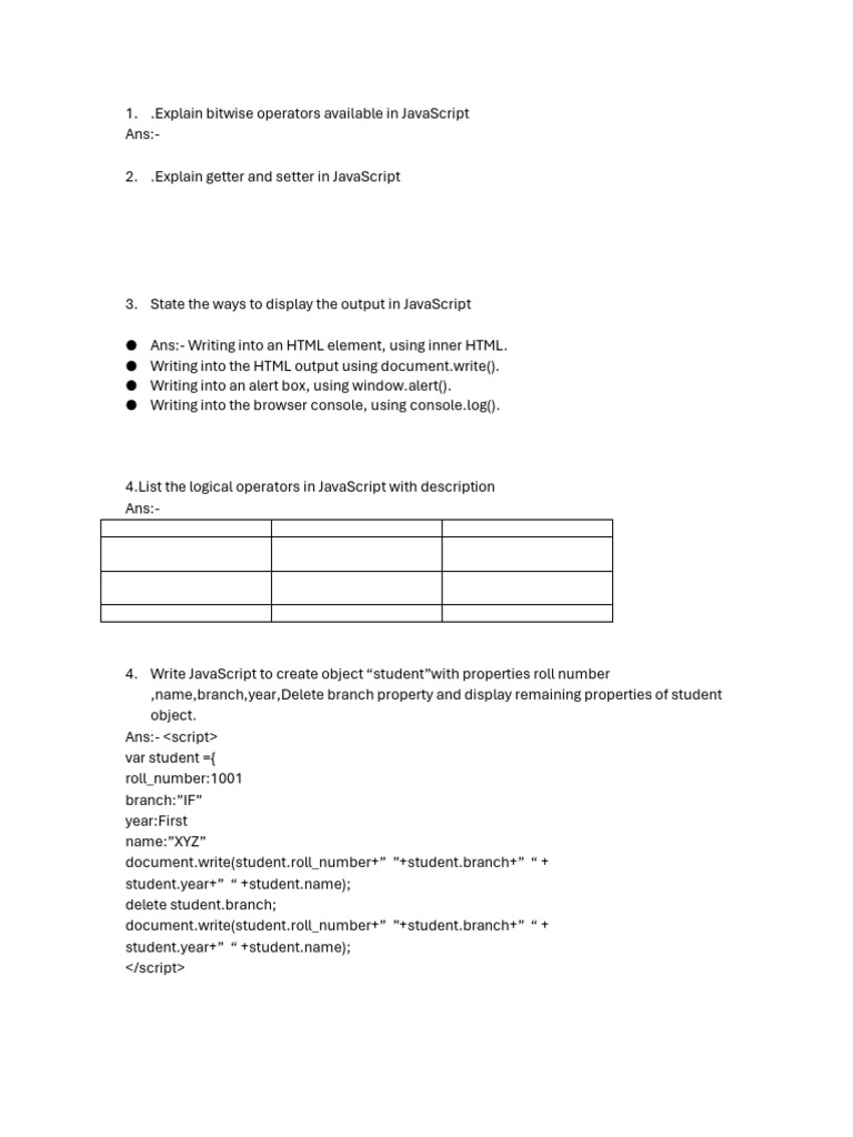 CSS Questions and Answers | PDF