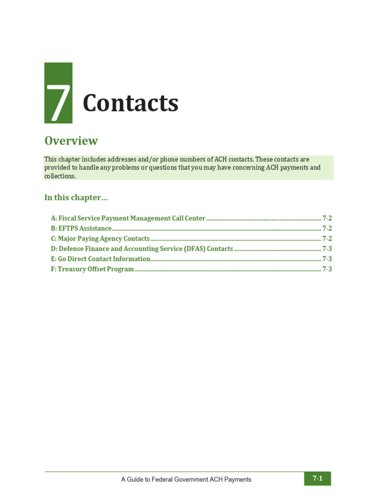 Greenbook Chapter7 | PDF