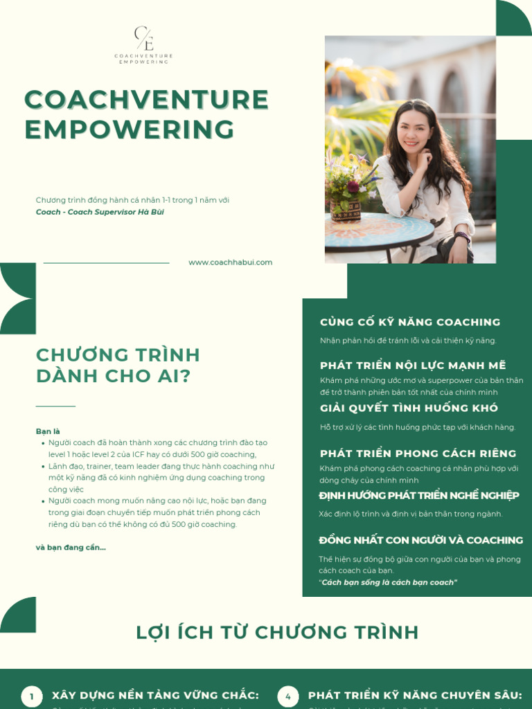 CoachVenture Empowering - 1 Year - Brochure | PDF