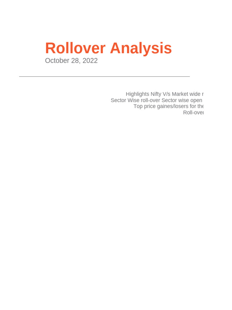 Rollover | PDF