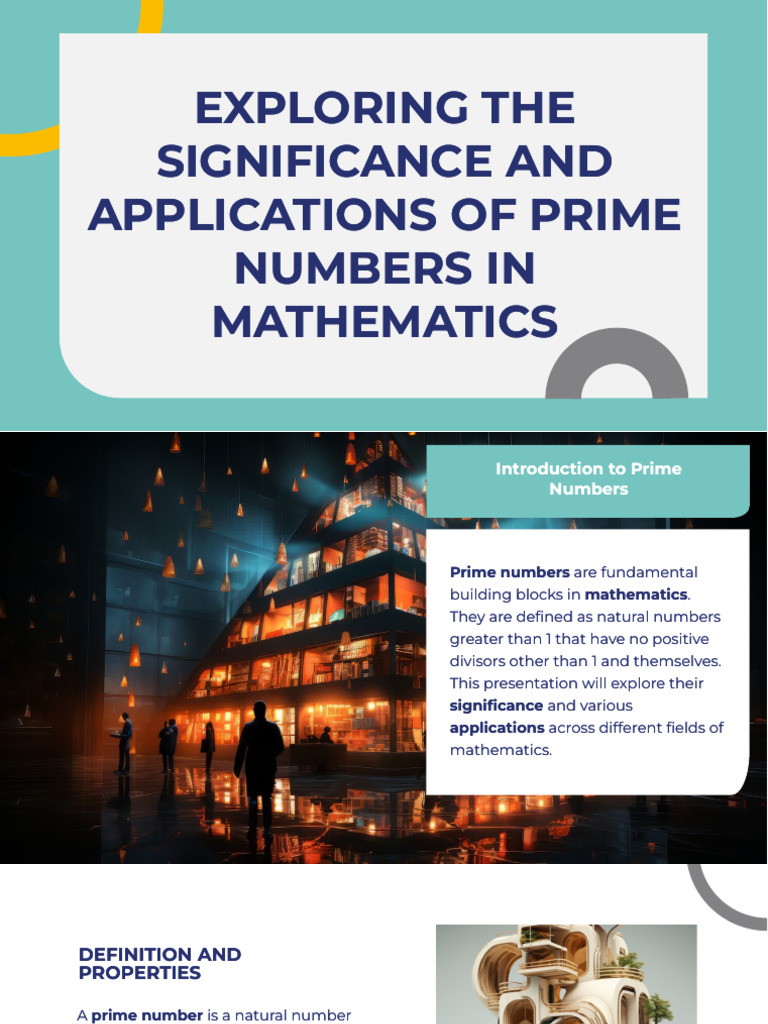 Exploring The Significance and Applications of Prime Numbers in ...