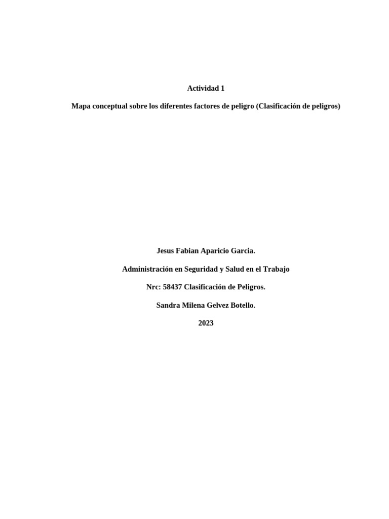 Mapa Conceptual ACT - 1 | PDF