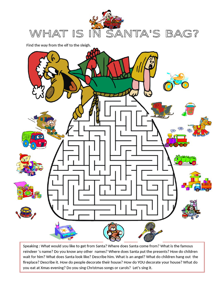 What Is in Santas Bag | PDF