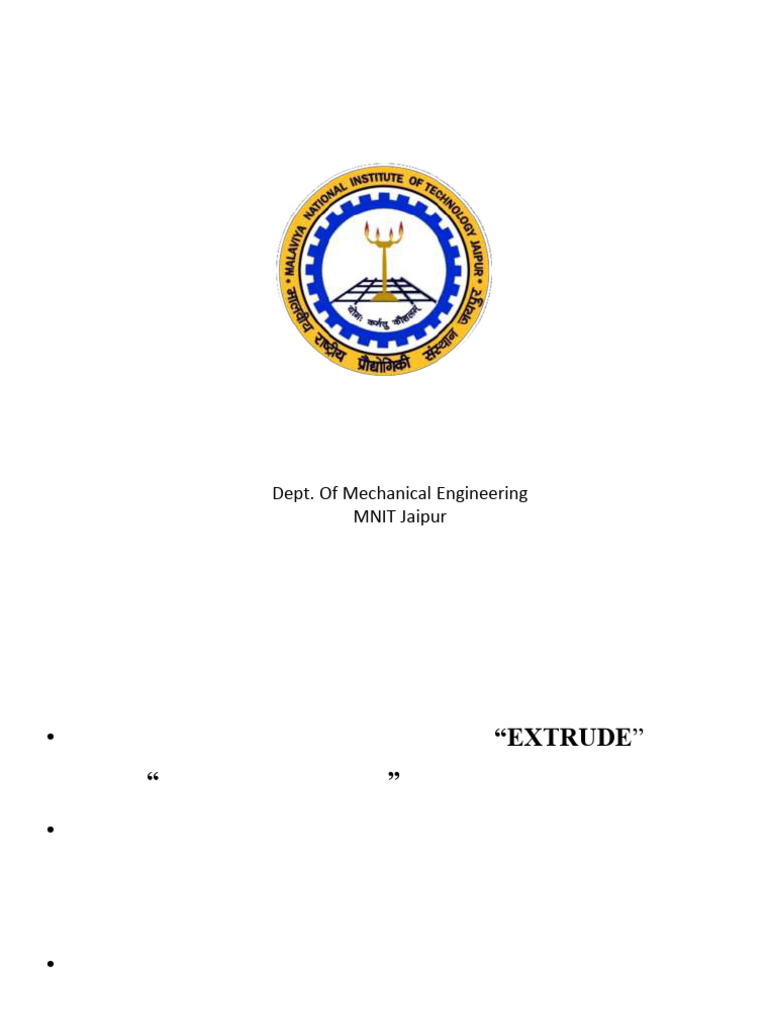 extrusion | PDF