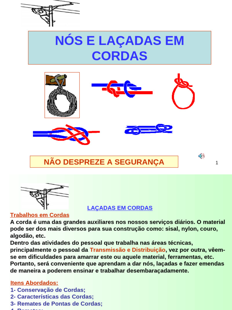 Nós e Laçadas em Cordas - 03843 (E 1) | PDF