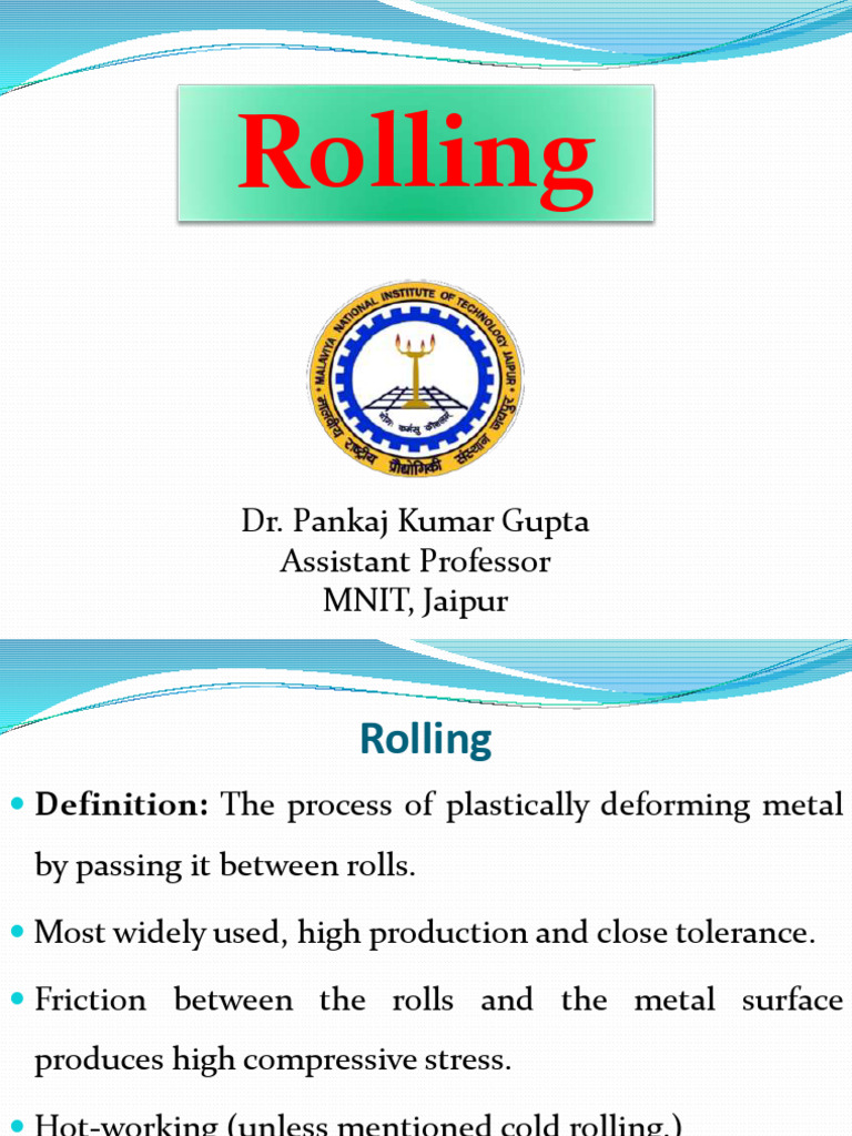 Rolling | PDF