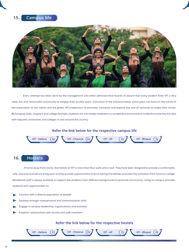 VITEEE 2024 Information Brochure 17 20 | PDF