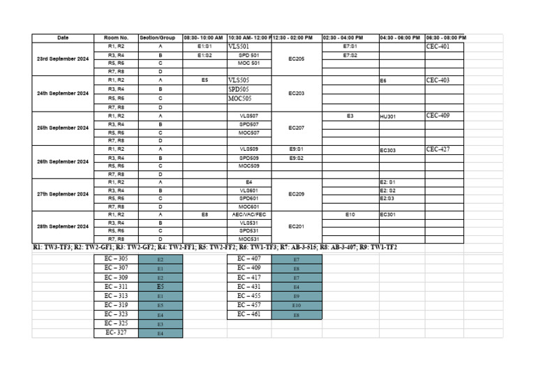 MidSem September 2024 - Google Sheets | PDF