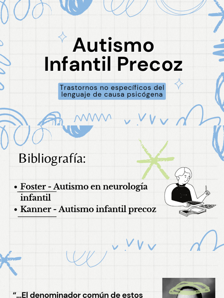 Características del Autismo Infantil | PDF | Espectro autista | Ciencia ...