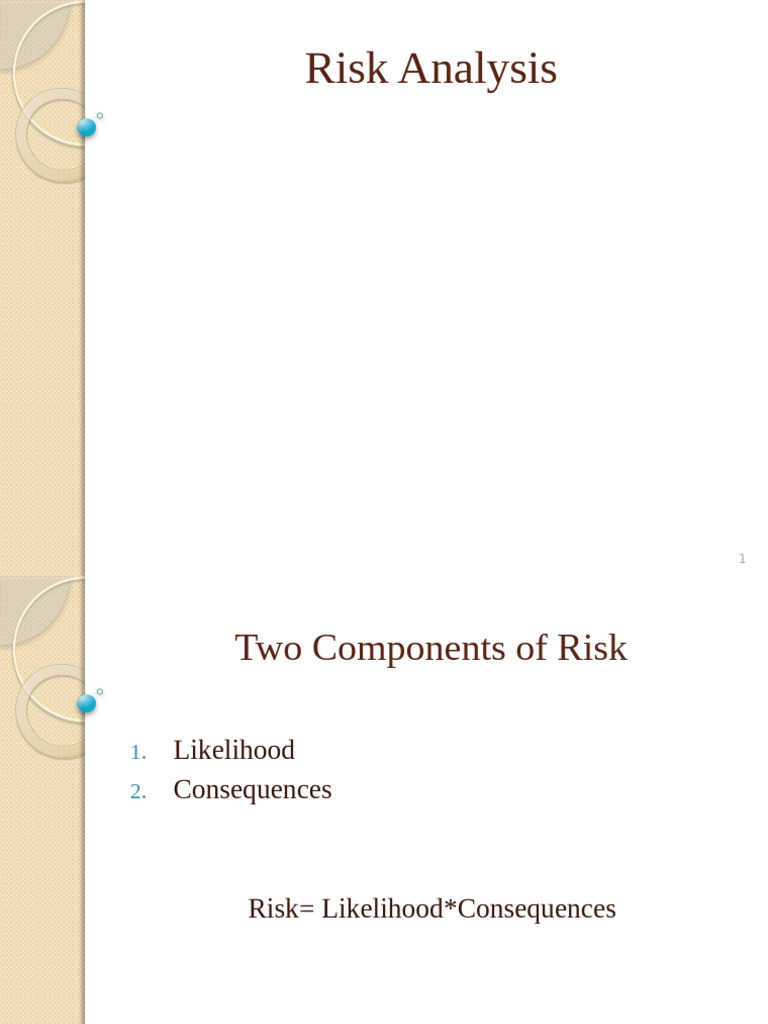 Lecture 03 - Risk Analysis | PDF