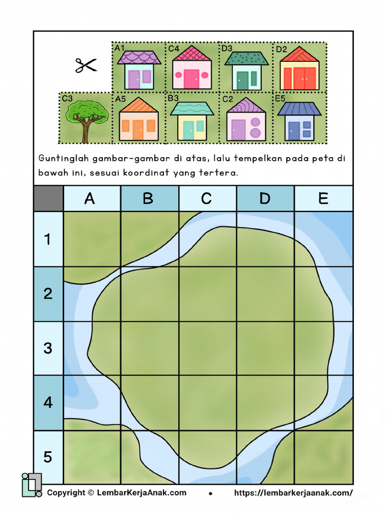Koordinat - Gunting Tempel - Rumah | PDF