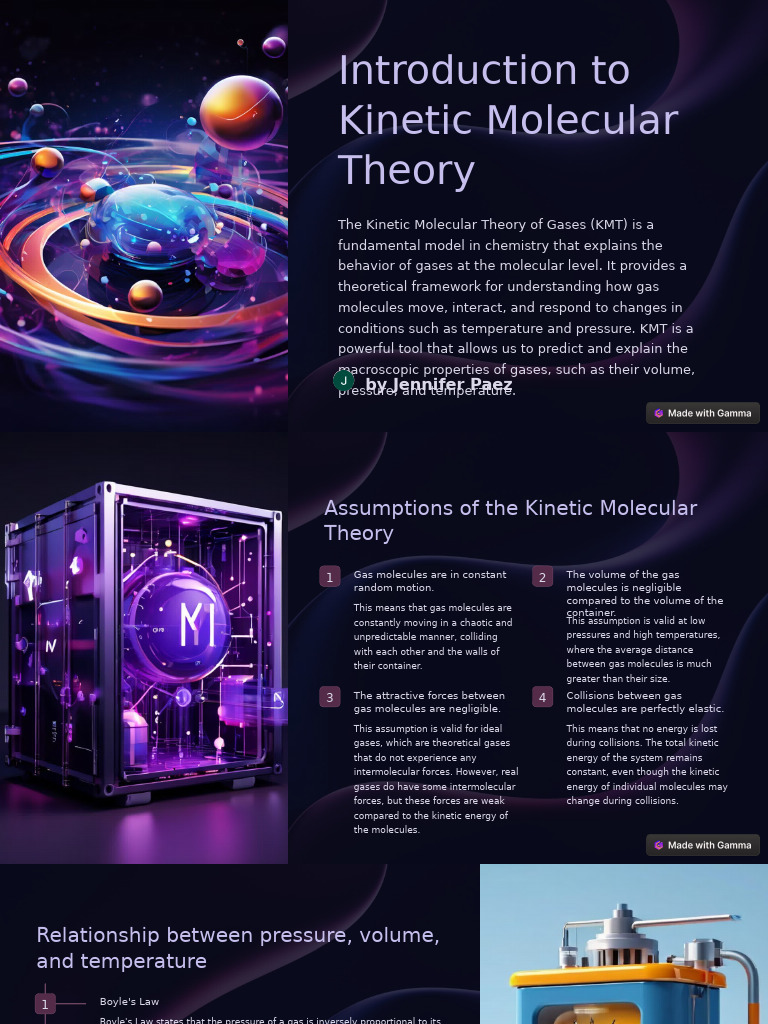 Introduction-to-Kinetic-Molecular-Theory 2 | PDF