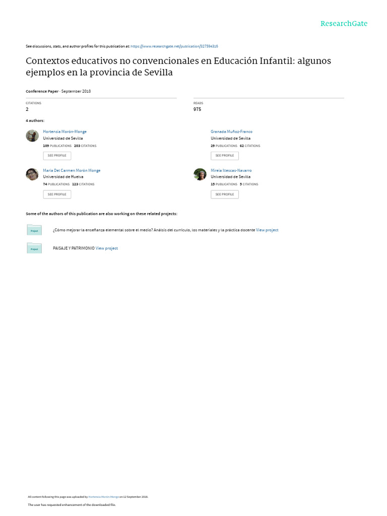 Contextos Educativos No Convencionales | PDF