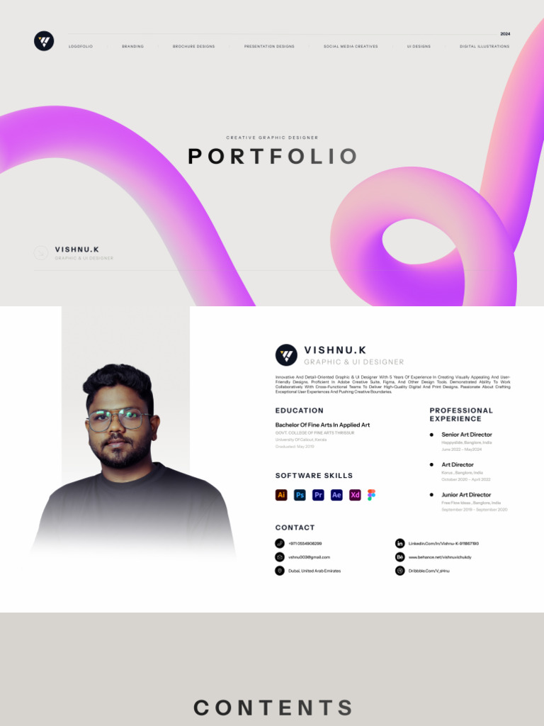 Vishnu Portfolio 2024 | PDF