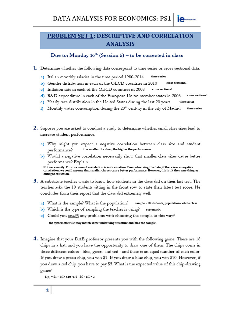 ProblemSet1 24-25 | PDF