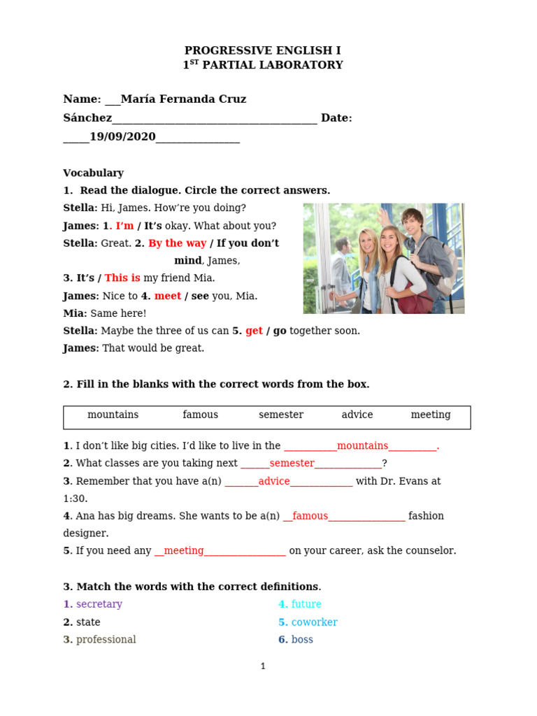 1st Partial Laboratory | PDF