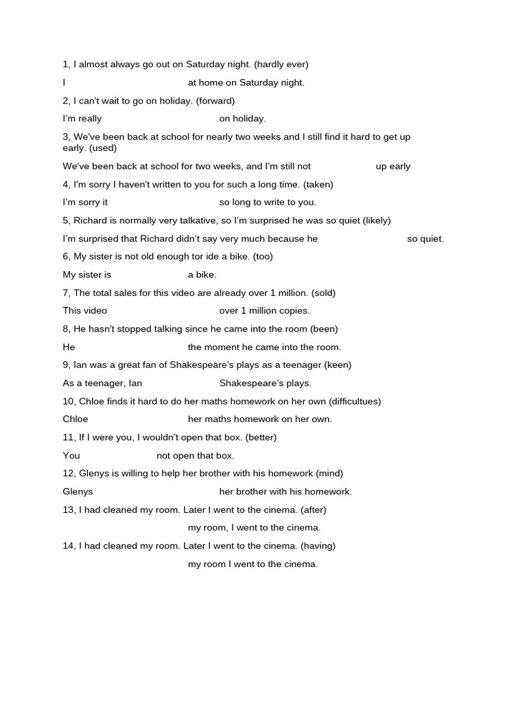 Word Formation Advanced | PDF