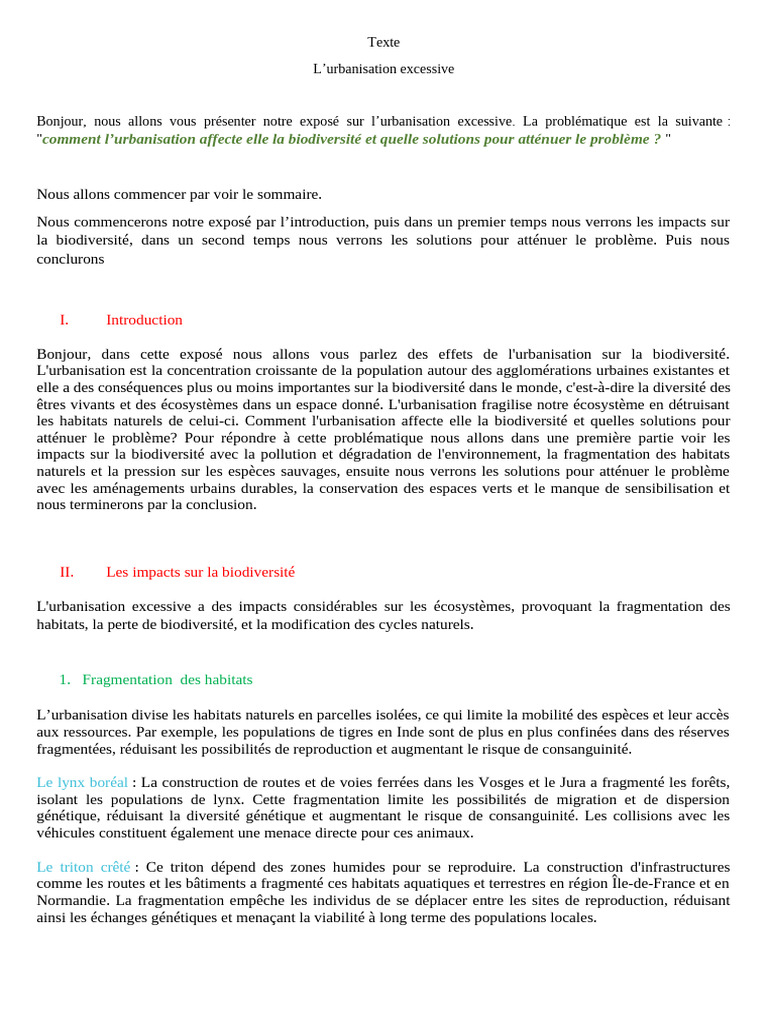 Texte Svt Expo 2 | PDF