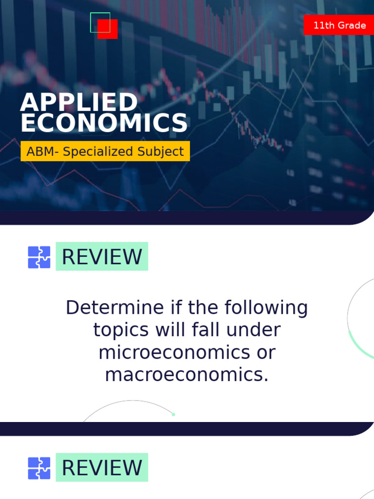 Utility and Application of Applied Economics To Solve Economic Problems ...