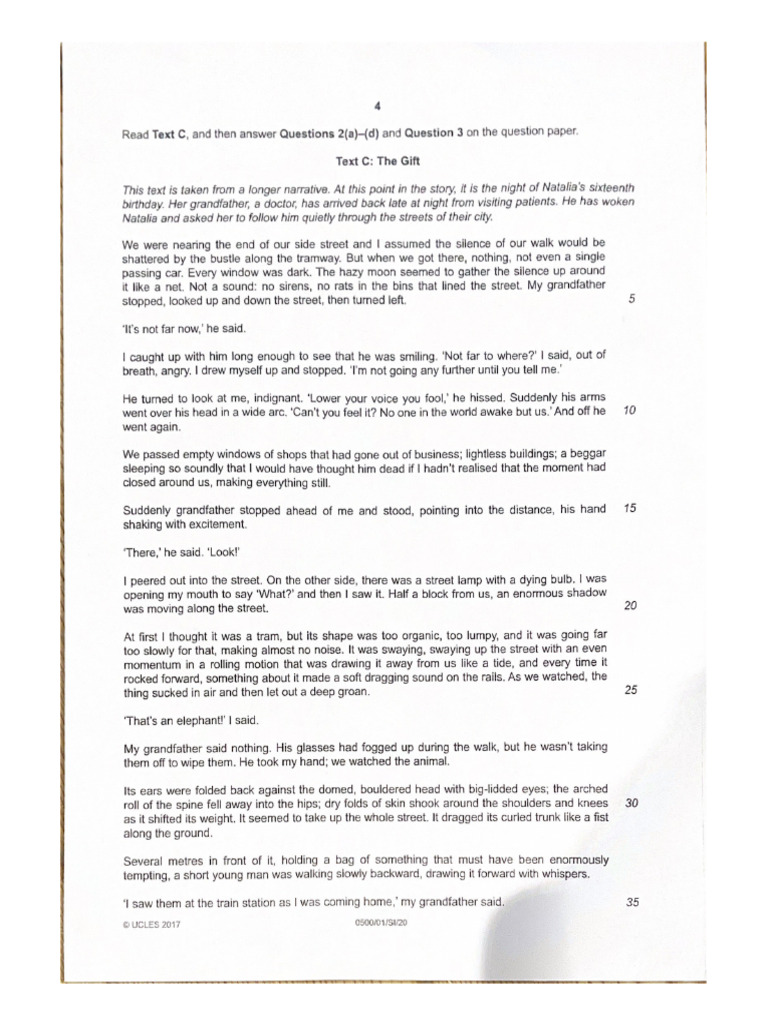 Read Text C and Then Answer Questions 2a-d and Question 3 on the ...