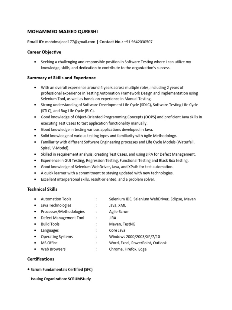 Majeed Testing | PDF
