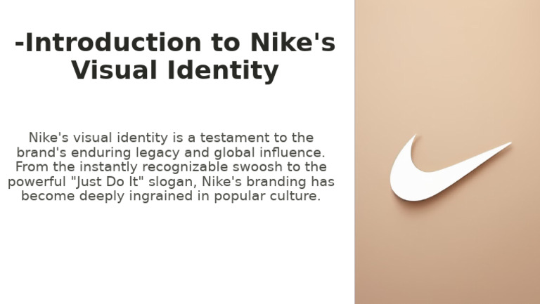 Introduction To Nike's Visual Identity | PDF