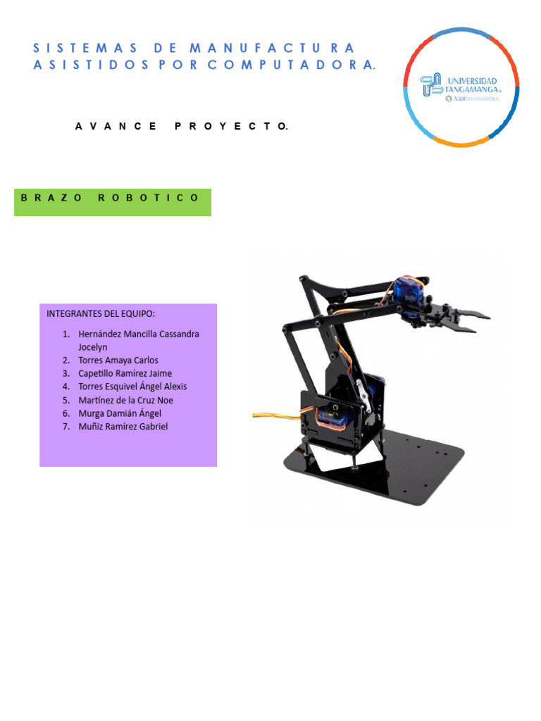 Brazo Robotico (Proyecto) | PDF