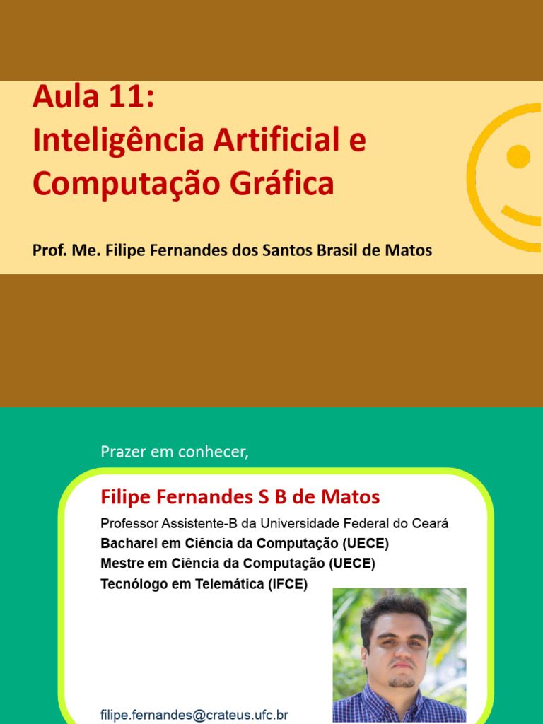 Aula 11 - Intelig Ncia Artificial e Computa o GR Fica | PDF