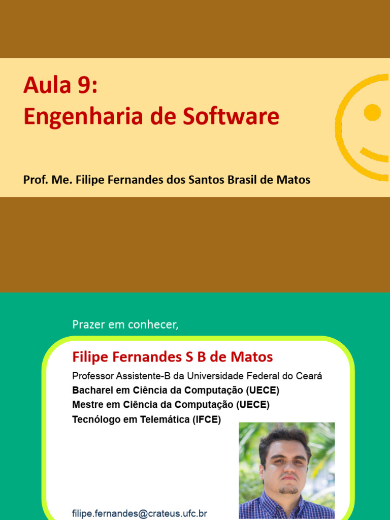 Aula 09 - Engenharia de Software | PDF