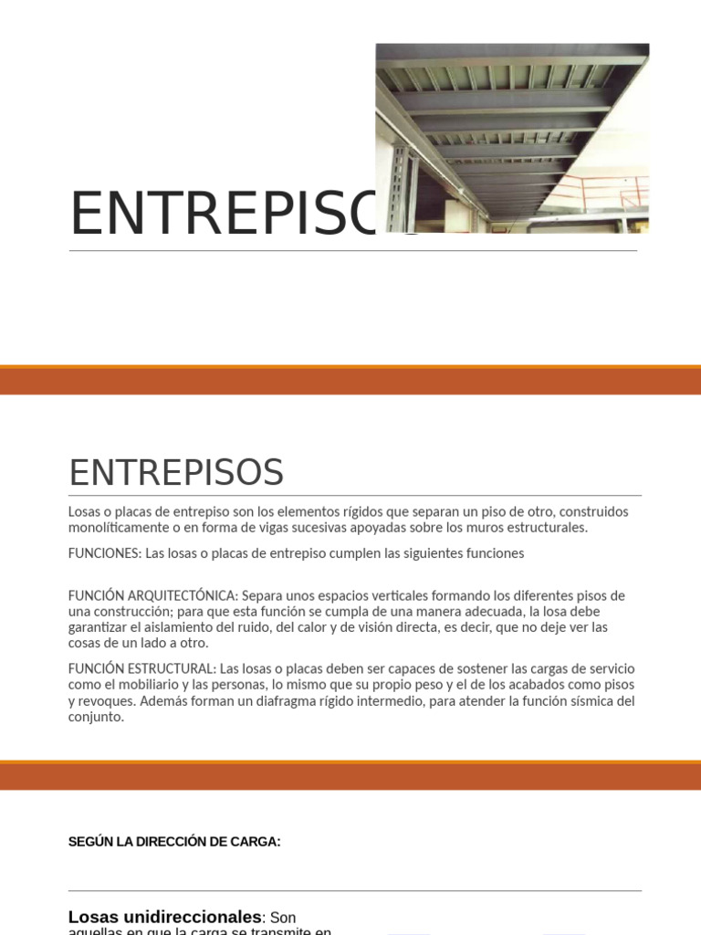 Entrepisos GENERAL | PDF