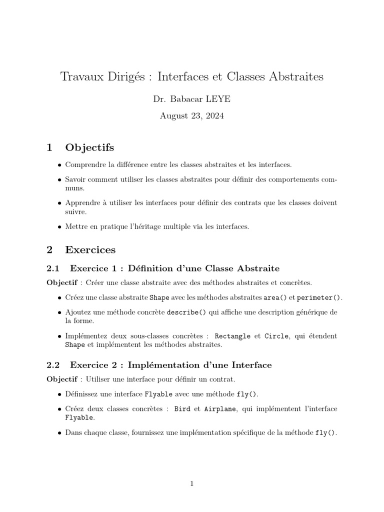 Travaux Dirigés 5 | PDF
