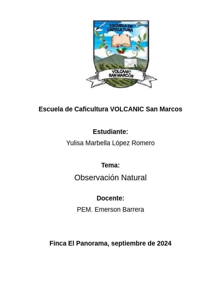 Yulisa Lopez Observacion Natural | PDF Yulisa Lopez Observacion Natural | PDF