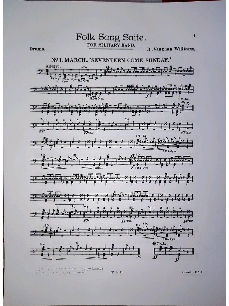 Folk Song Suite | PDF