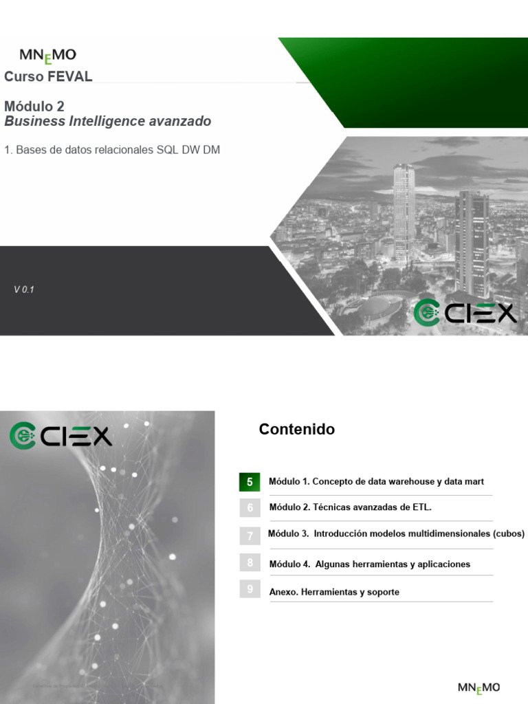 SQL DW DM Curso FEVAL BI Avanzado | PDF | SQL | Tecnología