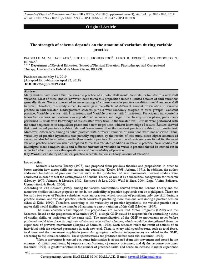 Hallack Et Al 2019 | PDF