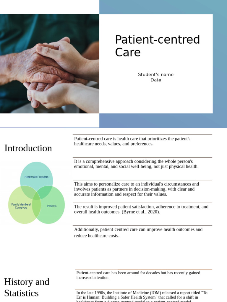 Principles of Patient-Centered Care | PDF | Health Care | Electronic ...