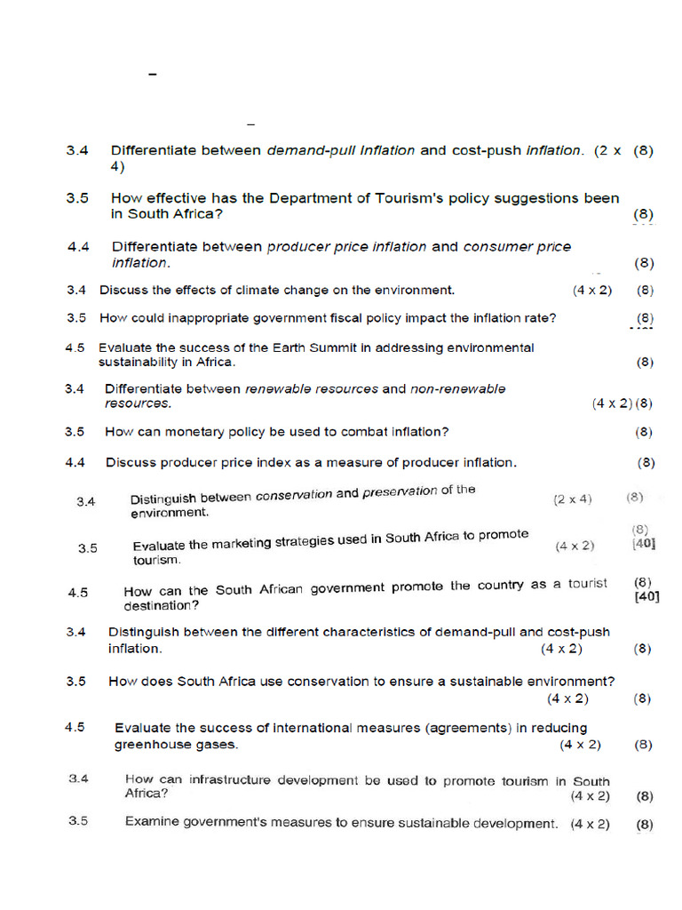 Paper Two Topic 4 | PDF
