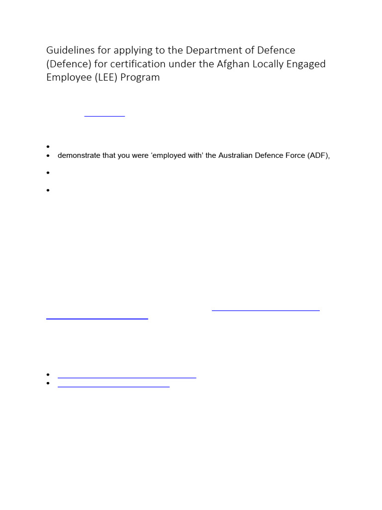 Lee Public Guidelines | PDF