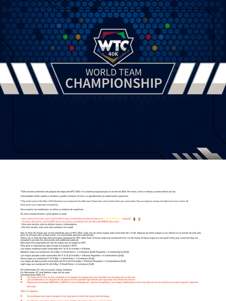 WTC 2024 Map Pack Lite V1.3lite | PDF