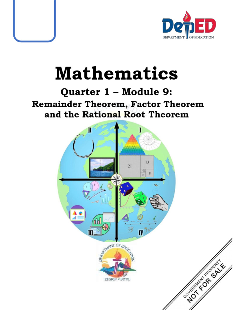 Mathematics: Quarter 1 | PDF | Factorization | Division (Mathematics)