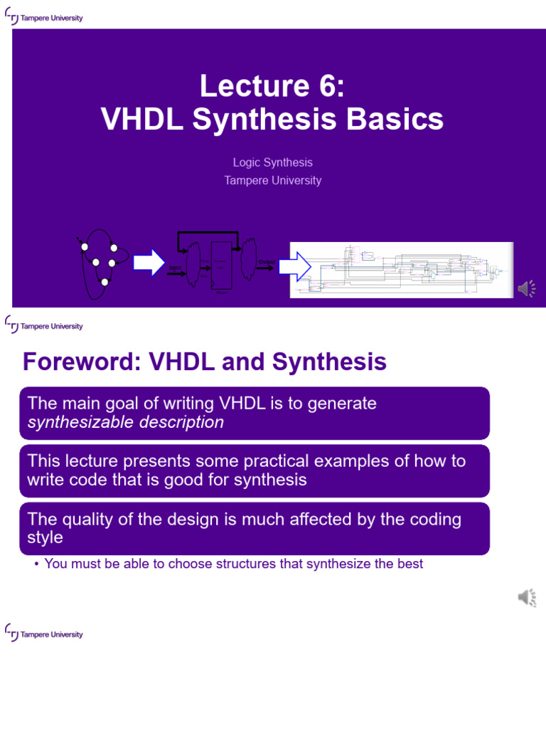 Lecture 6 RTL Synthesis | PDF