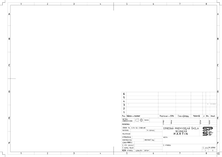 Výkres A3 Word | PDF