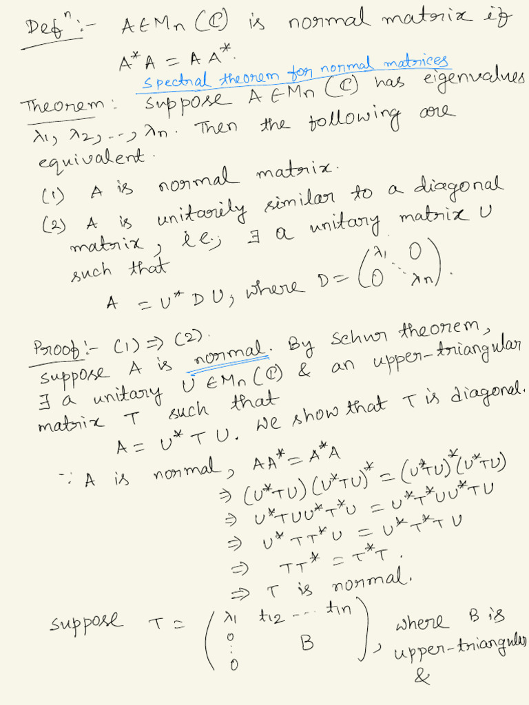 Lecture 3 Spectral Theorem Pdf