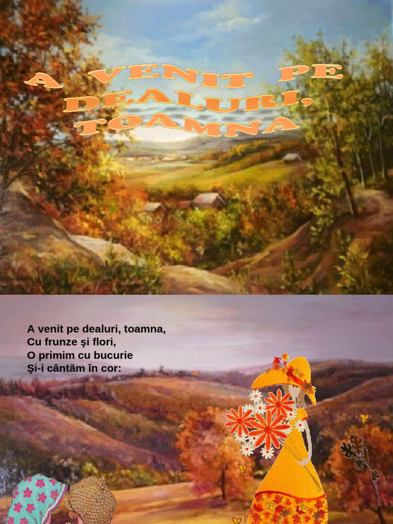 A Venit Pe Dealuri Toamna | PDF