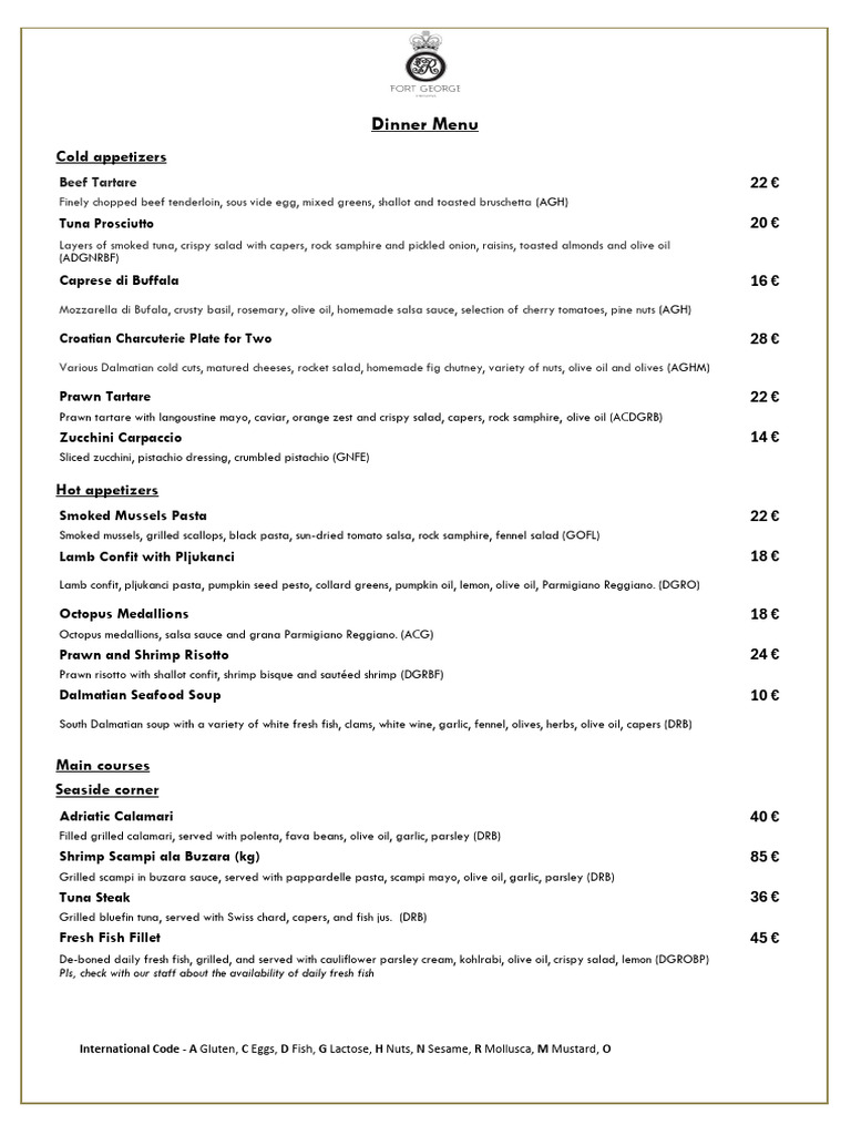 PRINT FG 2024 Menu ALL Eng (Updated) | PDF