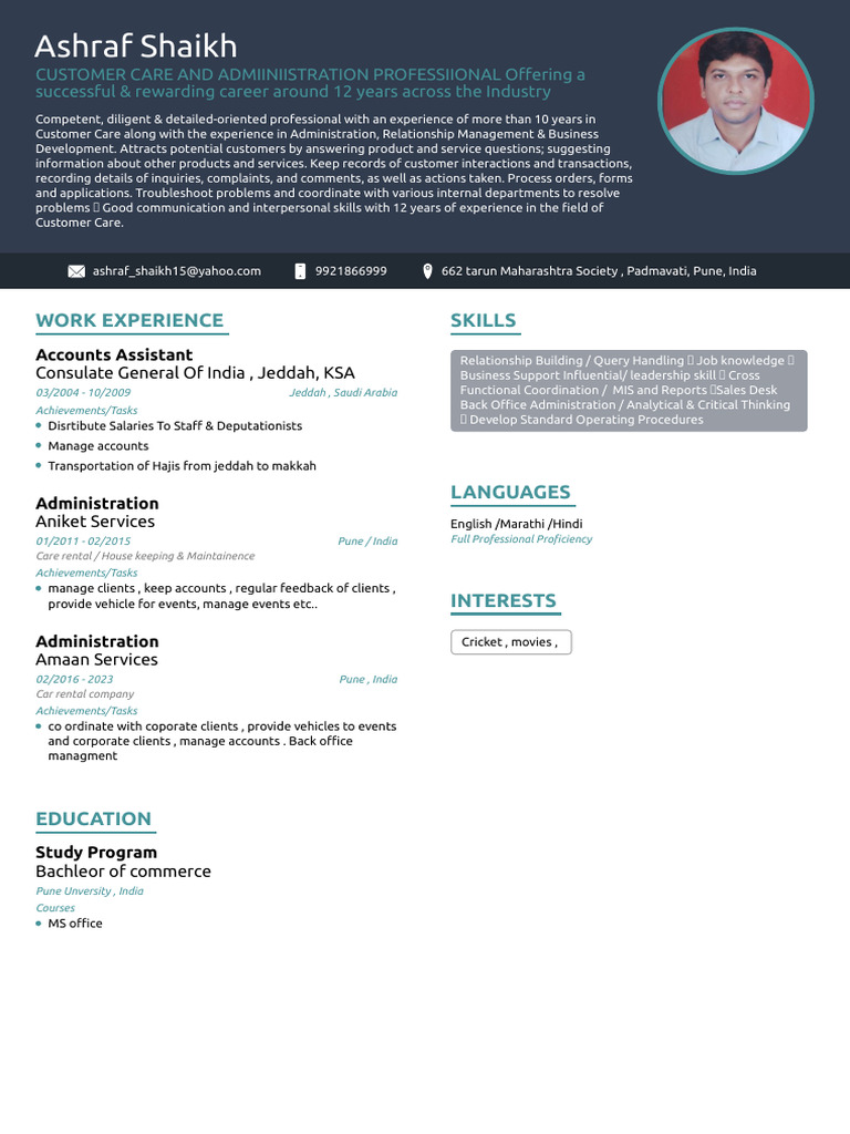 Ashraf's Resume | PDF