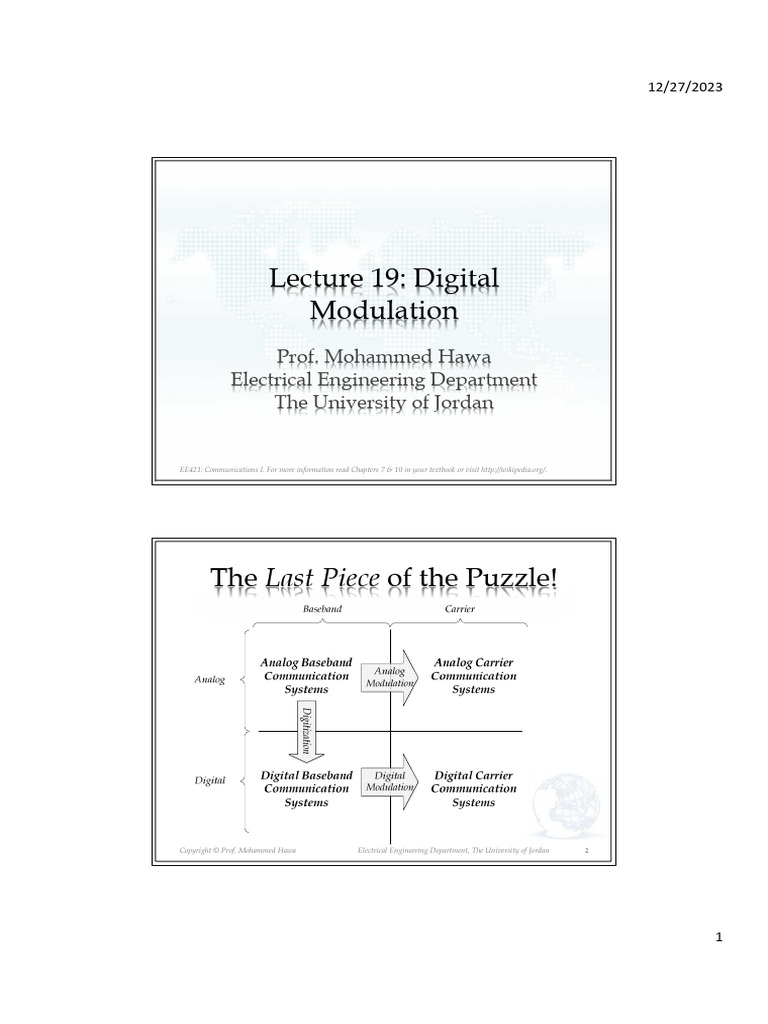 19 Digital Modulation | PDF