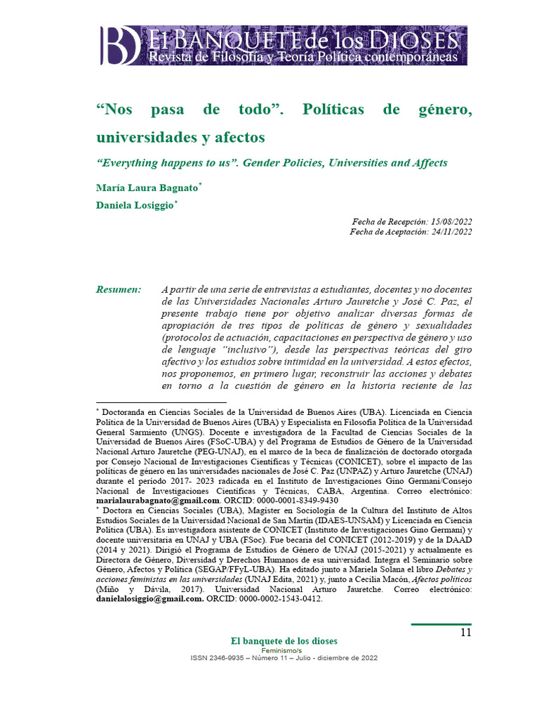 Bagnato y Losiggio | PDF