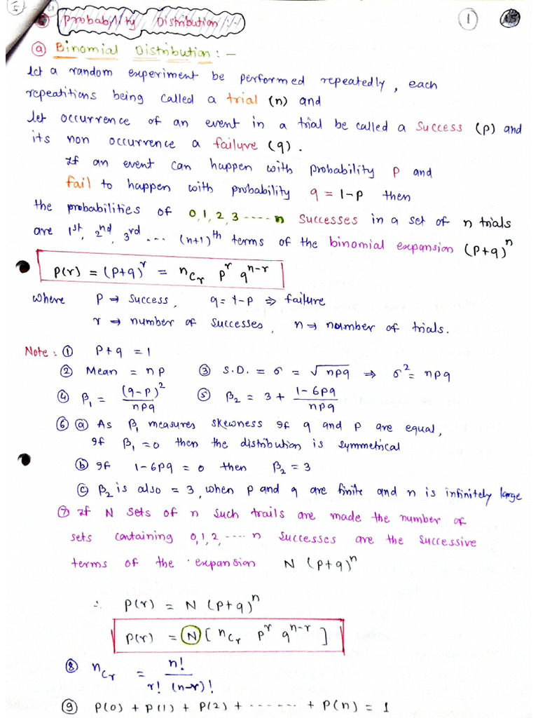 Probability Distribution | PDF