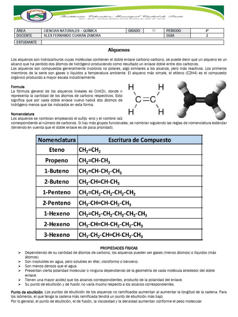 Alquenos Pdf